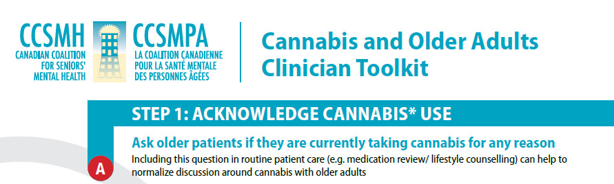 Cannabis and Older Adults Clinician Toolkit | SURE Cannabis and Older Adults Clinician Toolkit | SURE